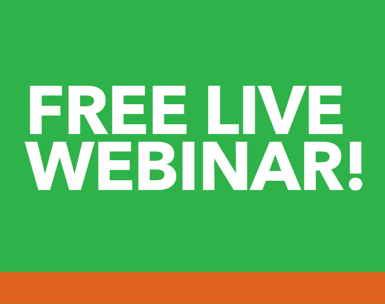 Don’t Miss Thursday’s Free Webinar Don’t Miss Thursday’s Free Webinar